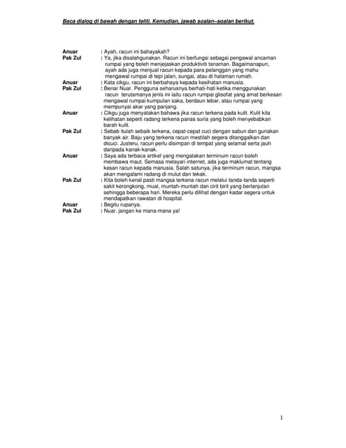 Penulisan UPSR Bahagian C | PPT