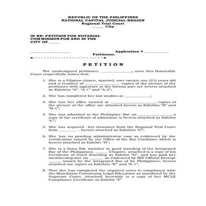 Notarial Commissioning Template | DOCX