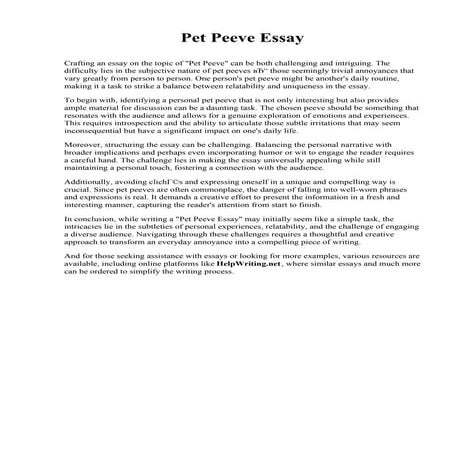 Pet Peeve Essay.pdf