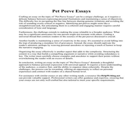 Pet Peeve Essays.pdf