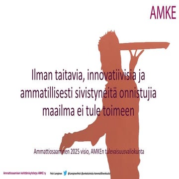 Ammatillinen koulutus muutoksessa 2016 | PPT