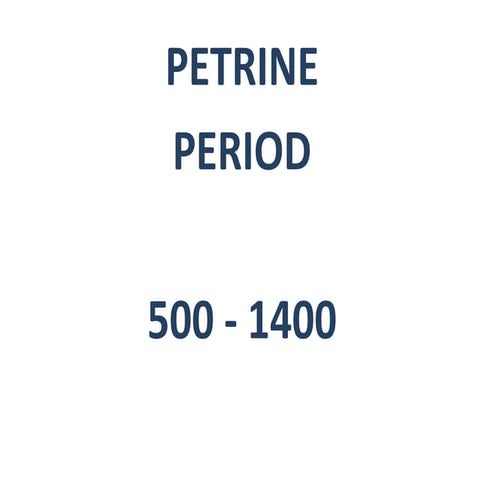 Petrine periodrel8 | PPT