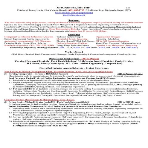 Petrochko CV+Supplemental Profile Details v2024-Feb-18.pdf | Civil ...