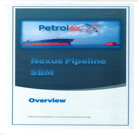 Single Point Mooring buoy & subsea Pipeline design for offshore loading ...