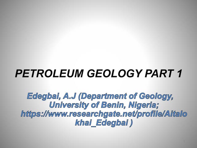 Element of Petroleum System | PDF