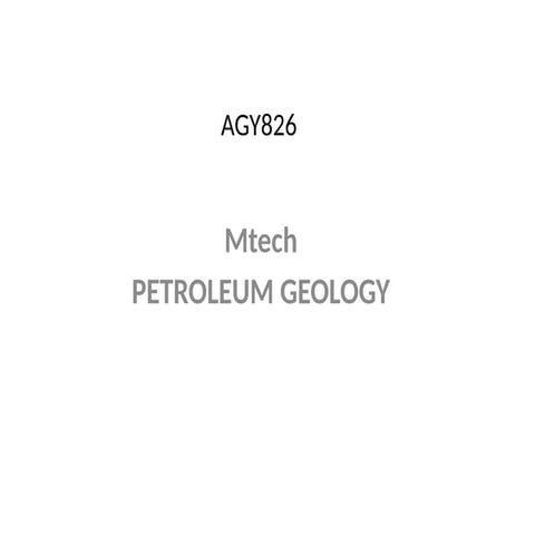 Full Circle PETROLEUM GEOLOGY COURSE .pptx
