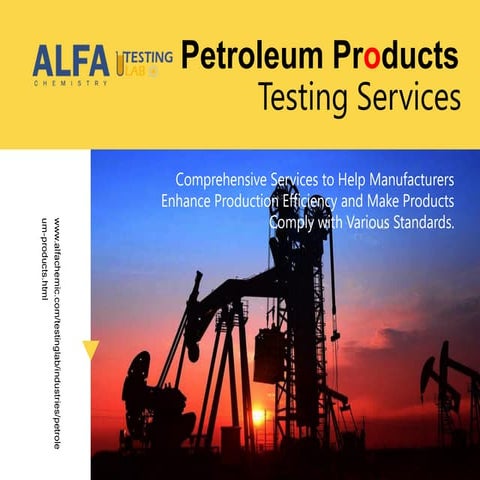 Petroleum Products Testing Services | PPT