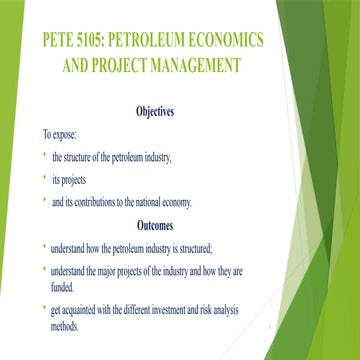 PETROLEUM PROJECT MANAGEMENT COURSE PART ONE.pptx