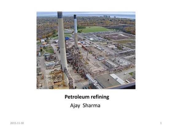 Refinery basics | PPT
