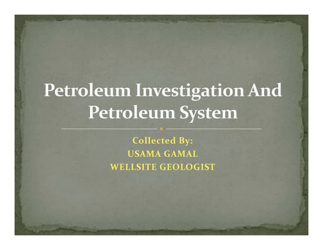 Petroleum Geology Lecture 11.ppt. Reservoir Petrophysics. Reservoir ...