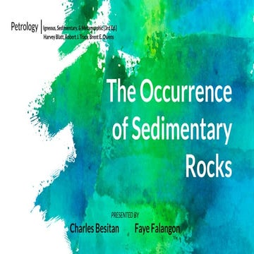 The Occurrence of Sedimentary Rock | PDF