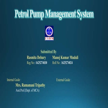 Petrol_Pump_Management_System.pptx | Web Development | Internet