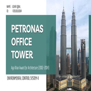 Petronas office tower | PDF