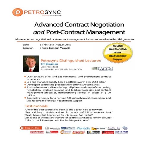 PetroSync - Advanced Contract Negotiation and Post-Contract Management ...