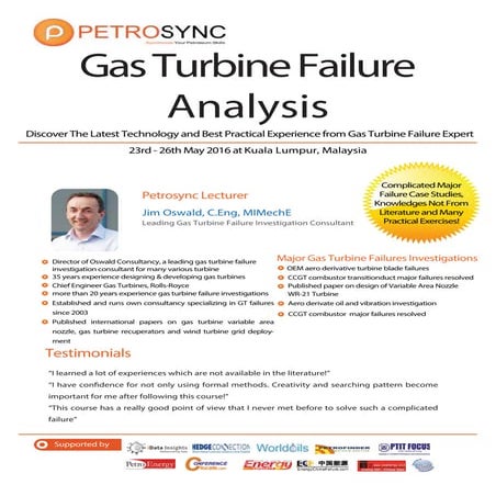 PetroSync - Gas Turbine Failure Analysis | PDF
