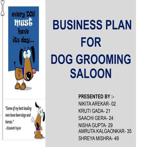 Pitch For Pet Salon Pitch For Pet Salon
