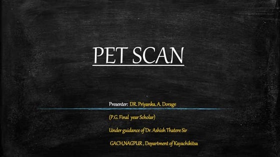 PET-CT Scan(Principles and Basics) | PDF | Lung and Respiratory Health | Diseases and Conditions