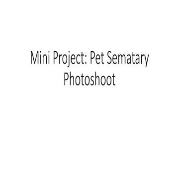 Pet Sematary Photoshoot.pptx