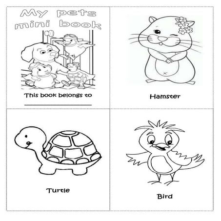 Pets mini book preschool | PDF