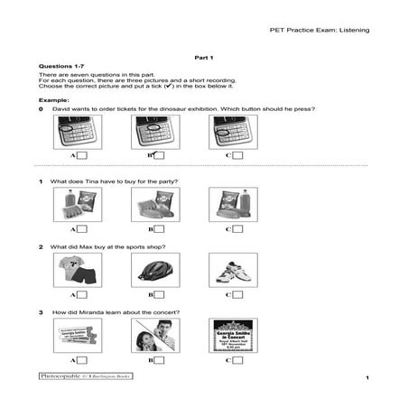 Pet test2 listen1-4 | DOC