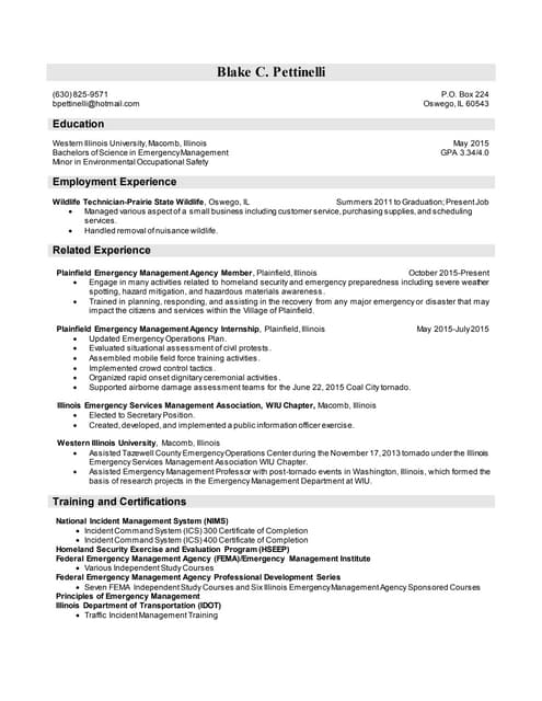 Department of Homeland Security Resume | PDF