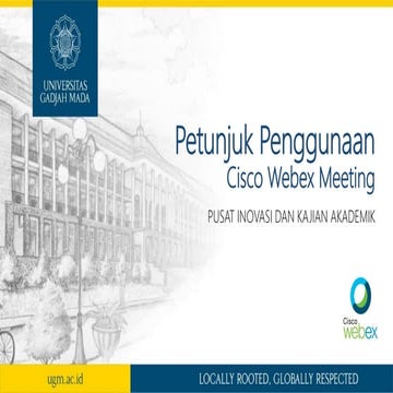Petunjuk penggunaan-cisco-webex-meeting | PDF