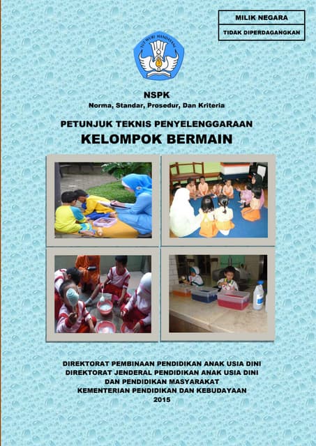 Pedoman pengelolaan-kelas-pendidikan-anak-usia-dini-file | PPT