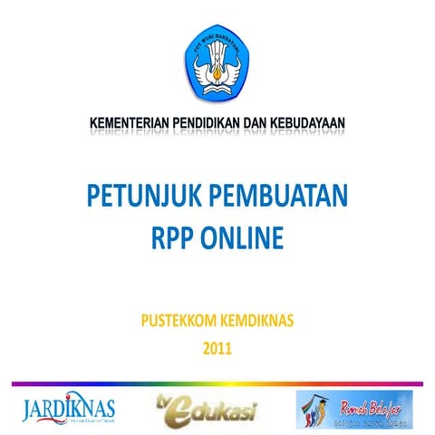 Petunjuk pembuatan RPP online | PDF