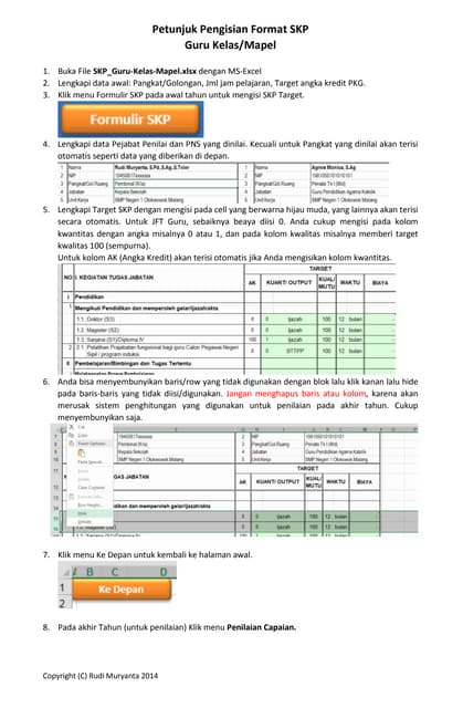 Skp kepegawaian | PDF