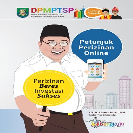 Petunjuk perizinan online dpmptsp | PDF