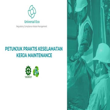PETUNJUK PRAKTIS KESELAMATAN MAINTENANCE.ppt