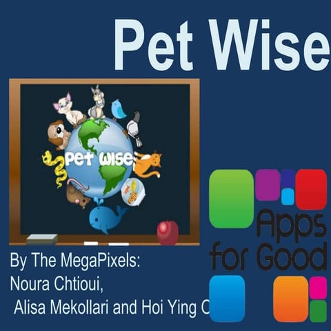 Pet wise app presentation | PPTX