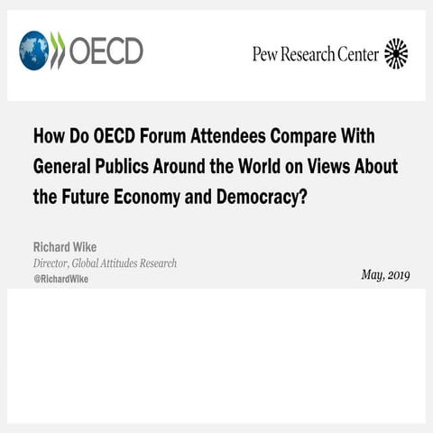 How Do OECD Forum Attendees Compare With General Publics Around the ...
