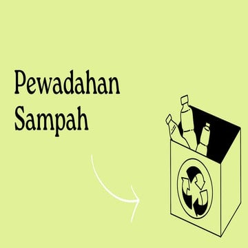 jenis jenis pewadahan pada sistem persampahan | PDF