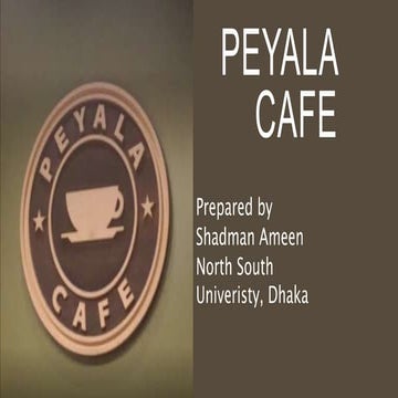 Peyala Cafe | PPTX