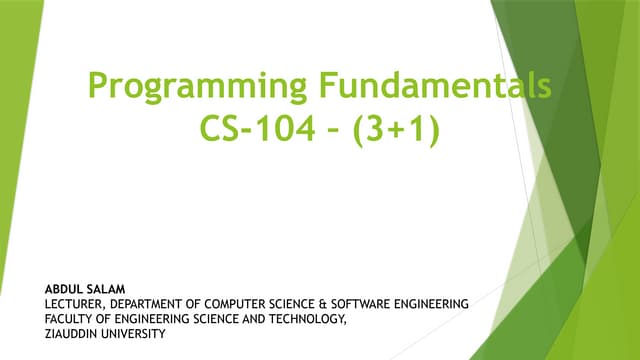 PF-Lec 02(Algorithm FlowChart & Pseudocode).pptx PF-Lec 02(Algorithm FlowChart & Pseudocode).pptx