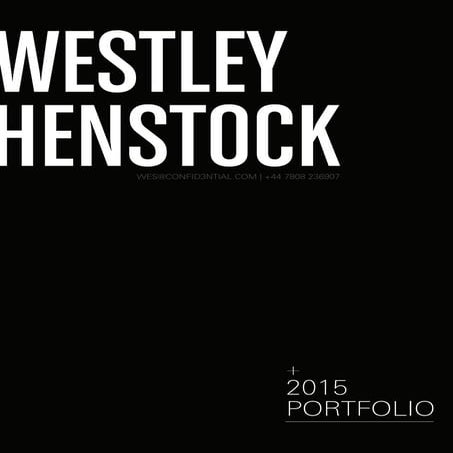 Wes henstock Portfolio Mens wear graphics | PDF