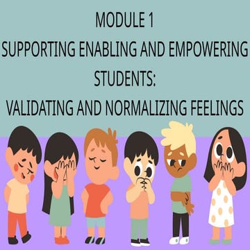 module 1-supporting and empowering students | PPTX