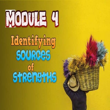 PFA-Module-4-Identifying Sources of Strengths | PPTX