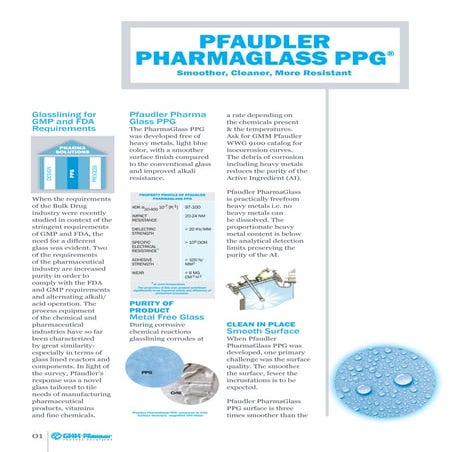 Glass Lined Equipment | Pharma Glass | Mixing Systems | PDF