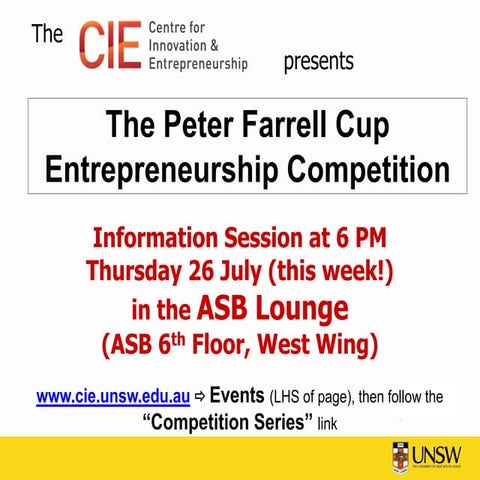 Peter Farrell Cup | PPTX