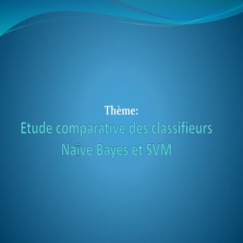 Support Vector Machine Algorithmes de machine Learning | PPTX