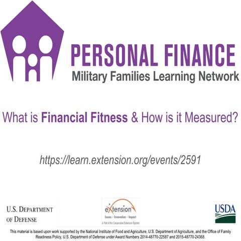 What is Financial Fitness & How is it Measured? | PPT