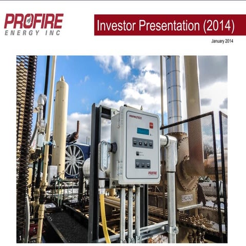 Pfie profire investor presentation (1.14) | PDF