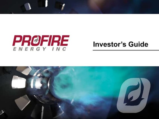 Profire Energy presentations