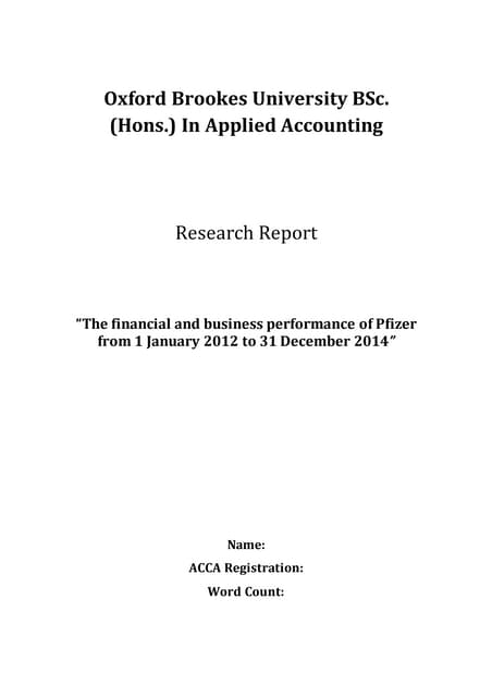 Sample Oxford Brookes BSC Hons OBU RAP Thesis Writing and Mentoring ...