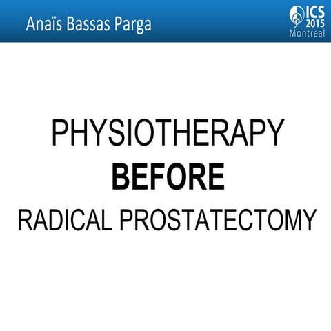 Pelvic Floor Muscle Training Before Radical Prostatectomy Pdf