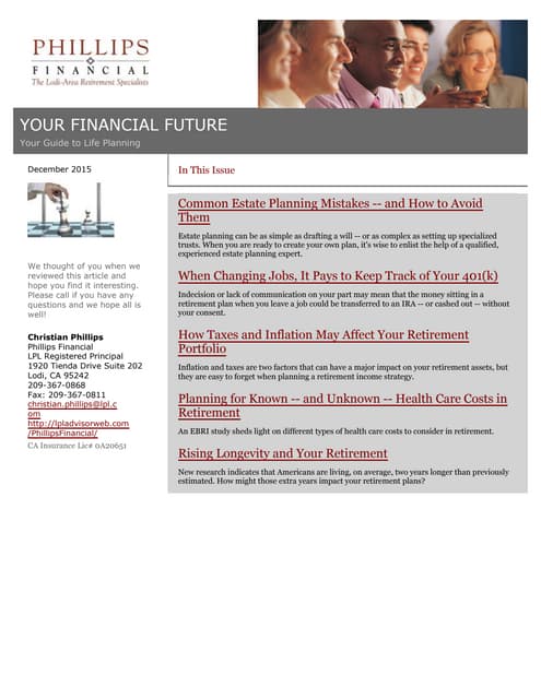 Your Financial Future | PDF