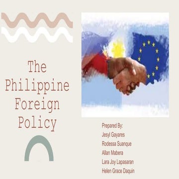 PFPR (1).pptx Philippine Foreign Policy. | PPTX