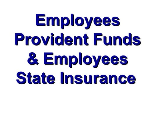 Presentation on epfo | PPTX | Government Support and Welfare ...